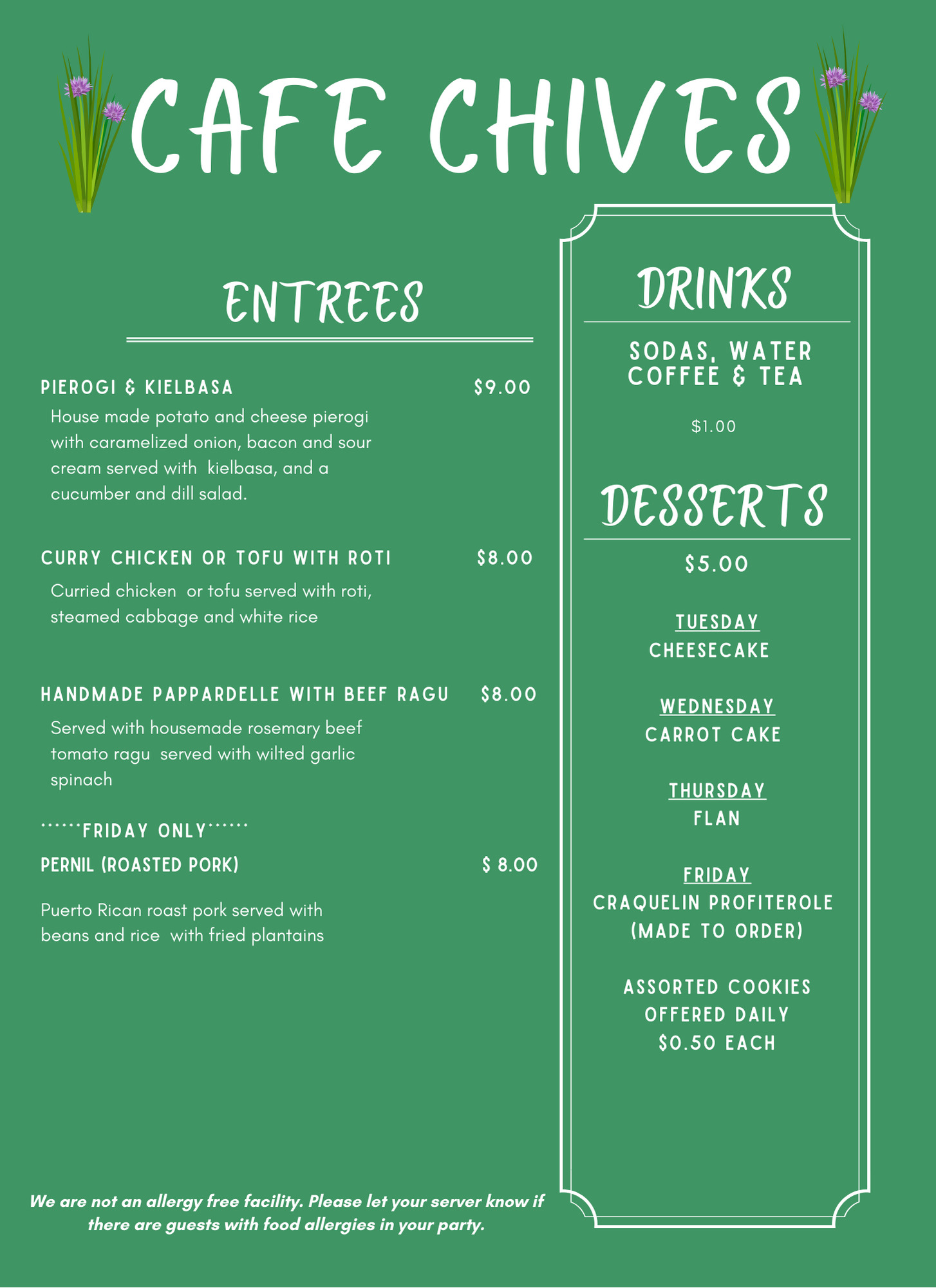 Cafe Chives - E.C. Goodwin Technical High School